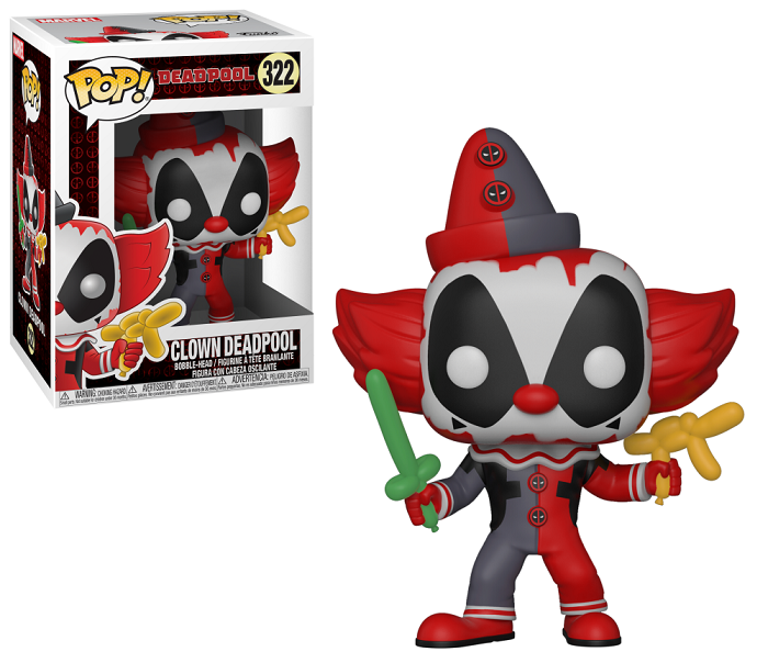 Clown Deadpool 322 - Deadpool - Funko Pop – Magic Pop Shop