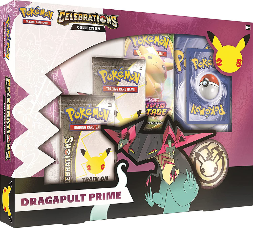 Pokemon - Celebrations Collection Dragapult Prime Box – Magic Pop Shop